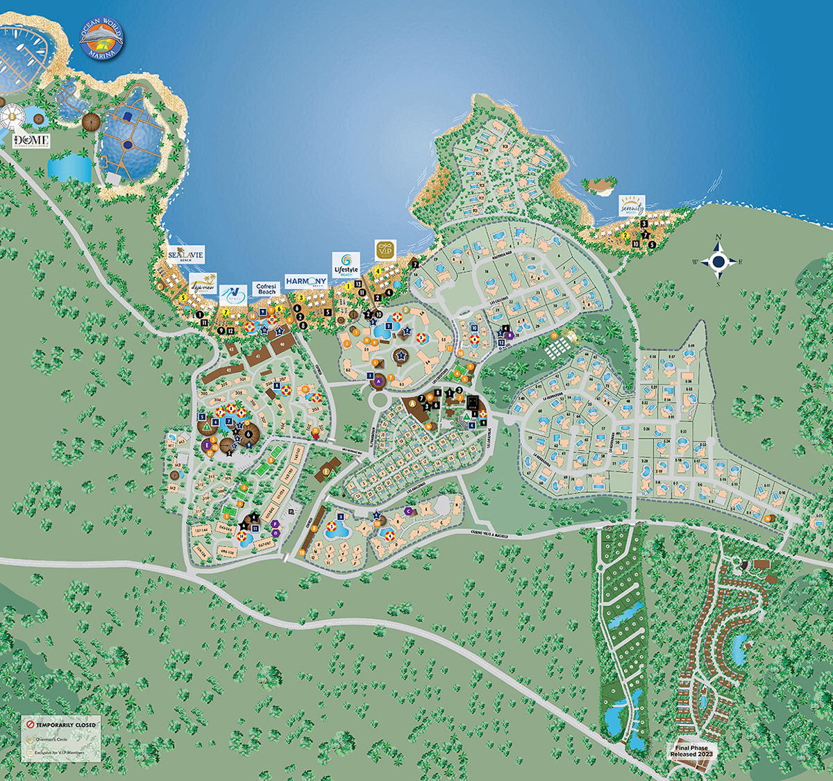 Resort Map - Top Sun Vacations